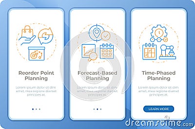 SAP Consumption Based Planning App Onboarding Screens Vector ...