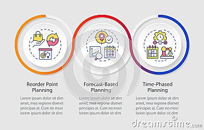 SAP Consumption Based Planning Infographics Circles Sequence Vector ...
