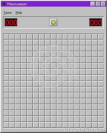 Sapper Retro Game Interface. Computer Classic Pixel Logic Fun With ...