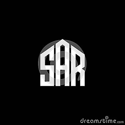 SAR Letter Logo Design On BLACK Background. SAR Creative Initials ...