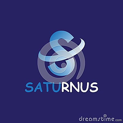 Saturnus Logo Graphic Design , Saturnus Logo Icon Cartoon Vector ...