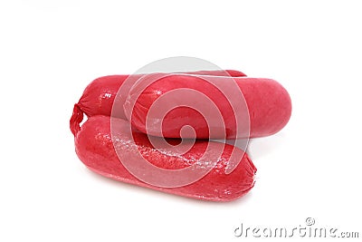 Saucisse De Proc Rouge De Cervelas Anglais Rustique Photo stock - Image ...