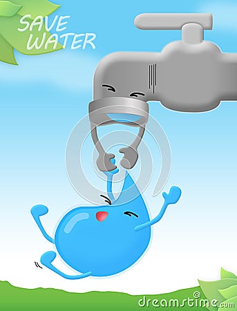 Save Water Stock Image - Image: 33450091
