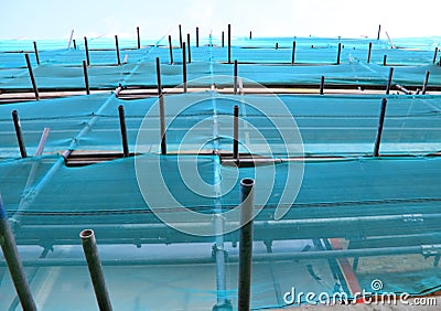 Scaffold Safety Net Royalty Free Stock Photo - Image: 18879375