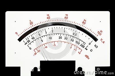 Scale Analog Multimeter Stock Photo - Image: 49978985