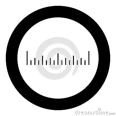 Scale Ruler Icon Black Color Vector Illustration Simple Image ...
