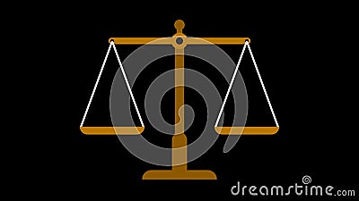 Scales animation stock footage. Video of adult, balance - 276201700