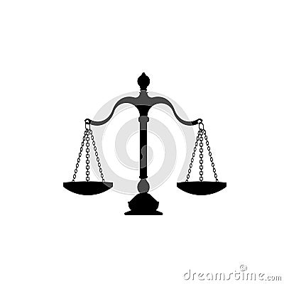 Law scale symbol set stock vector. Illustration of analysis - 31449326