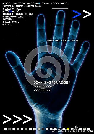 Scan Hand Stock Photography - Image: 651502