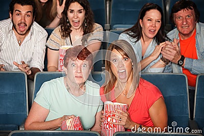 Scared Audience Stock Photo - Image: 23221410