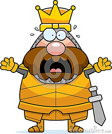 Scared Cartoon King Stock Vector - Image: 47714392