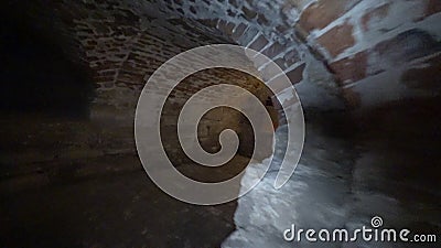 Scary Cellars in a Catholic Temple Stock Footage - Video of underground ...