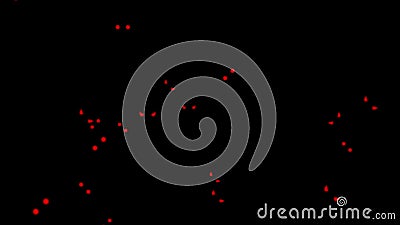 Scary Glowing Red Eyes and Face in the Dark Stock Footage - Video of ...