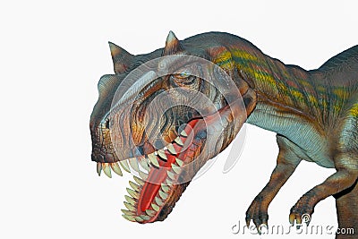 A Scary Isolated Dino Dinosaurs T Rex Stock Photo | CartoonDealer.com ...