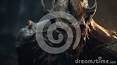 Scary 4k Azazel Demon With Unreal Engine 5 And Intricate Textures Stock ...