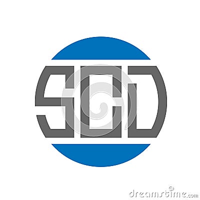 SCD Letter Logo Design On White Background. SCD Creative Initials ...