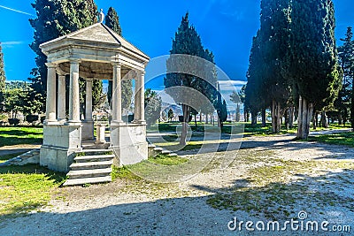 Old Pavilion In Split City, Sustipan. Royalty-Free Stock Image ...