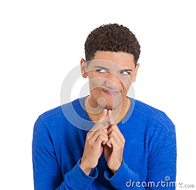 Scheming Guy Stock Image - Image: 37419411