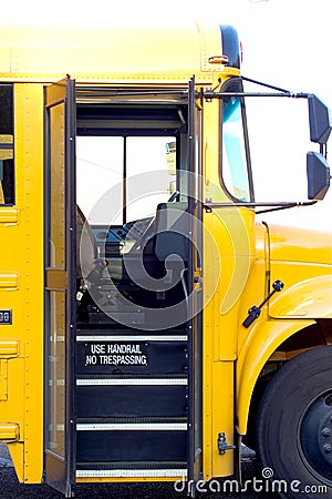 School Bus Door Stock Photography - Image: 4273522