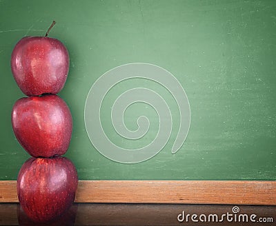 School Education ChalkBoard With Apples Royalty Free Stock Photo ...