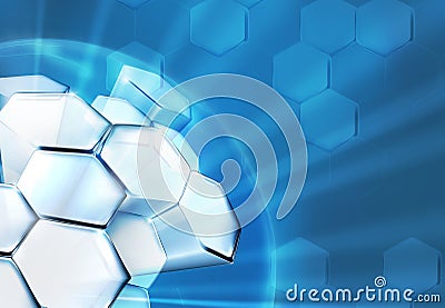 Science Background Blue Royalty Free Stock Photography - Image: 20551987
