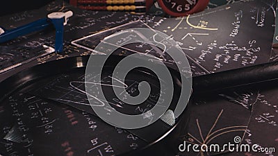 Science Calculation Physics Math and Chemisrty Formulas Background ...