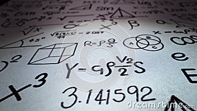 Science Calculation Physics Math and Chemisrty Formulas Background ...