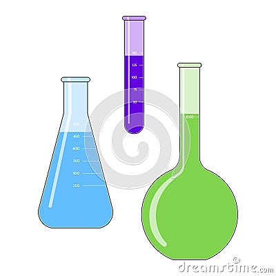 Science Flasks Stock Images - Image: 17593374