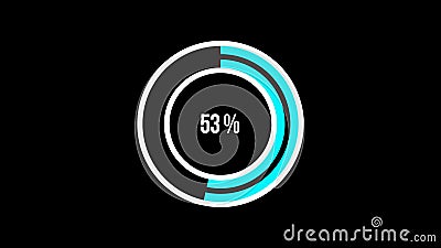 Modern Loading Circle Ring, Round Percentage Progress, Load Circle Ring ...