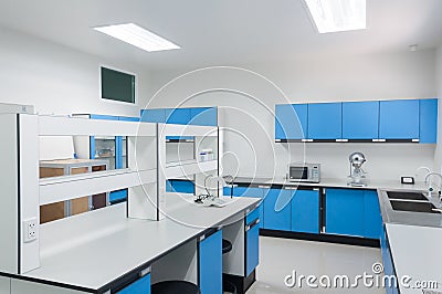 Science Modern Lab Interior Architecture. Stock Photo - Image: 58562896