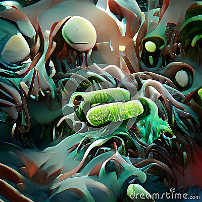 Scientific Image Of Bacteria Citrobacter, Gram-negative Bacteria Stock ...
