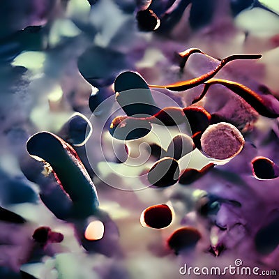 Scientific Image Of Bacteria Citrobacter, Gram-negative Bacteria ...