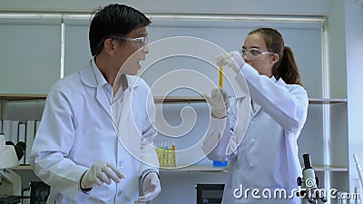 Scientists are Helping To Research and Experiment. Stock Footage ...