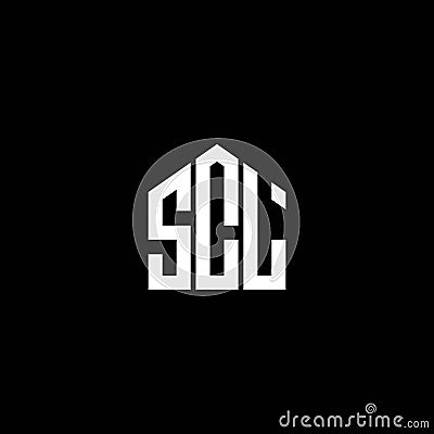 SCL Letter Logo Design On BLACK Background. SCL Creative Initials ...
