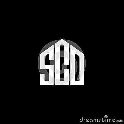 SCO Letter Logo Design On BLACK Background. SCO Creative Initials ...