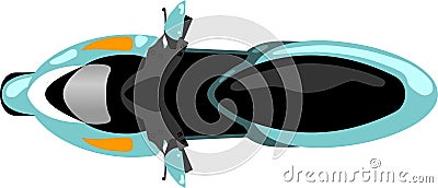 Scooter Top View Stock Vector - Image: 73419048