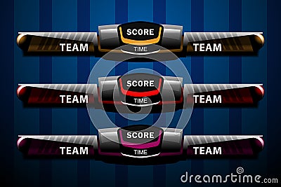 Scoreboard Sport Game Stock Vector - Image: 66895584