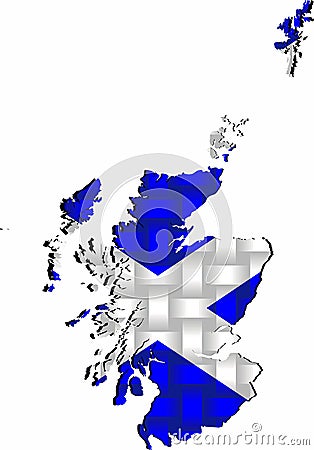 Scotland Map Vector Illustration | CartoonDealer.com #205600736