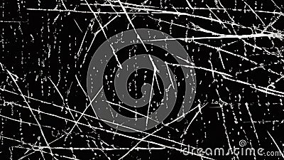 Scratch Effect. TV Screen with Scratches and Damage. Ideal for Overlay ...