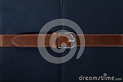 Scratched Worn Leather Texture With Seam Belt Stock Image ...