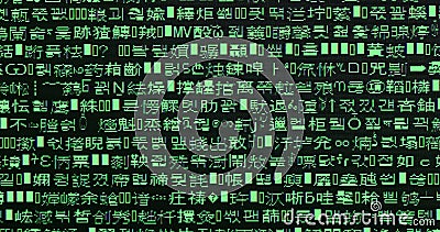 Screen Closeup with Random Unicode Characters Stock Footage - Video of ...