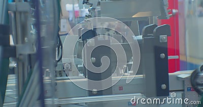 Screensaver on the Theme of Modern Industry. Moving Parts Inside a ...