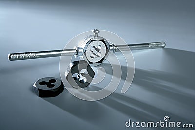 Maker Tools Die Hand Threads Stock Image - Image: 13973181