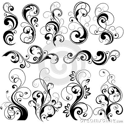 Scroll Work Isolated Stock Photography - Image: 7694382