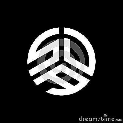 SDA Letter Logo Design On Black Background. SDA Creative Initials ...