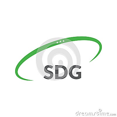SDG Letter Logo Design On White Background. Creative Modern SDG Letter ...