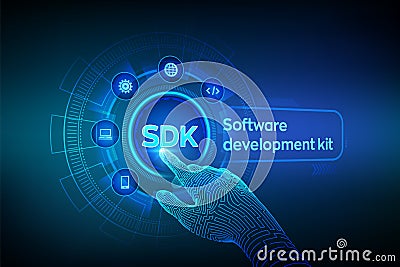 SDK. Software Development Kit Programming Language Technology Concept ...