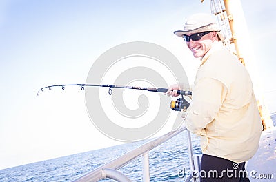 Sea fishing stock image. Image of catching, hurt, bait - 6152049