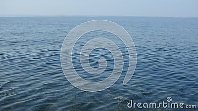 Sea Surface with Gentle Waves Stock Footage - Video of beautiful ...