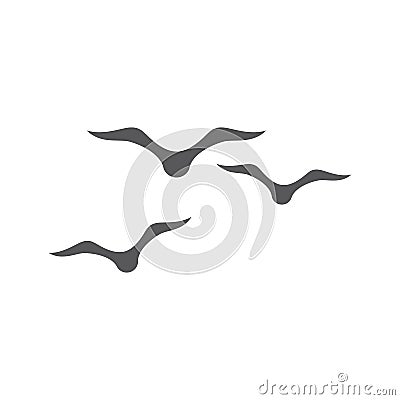 Seagull Symbol And Icon Vector Illustration | CartoonDealer.com #152289148